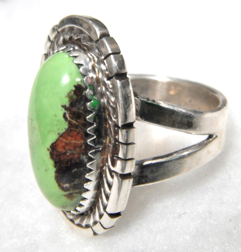BEAUTIFUL GASPEITE RING 1174-L - Etsy