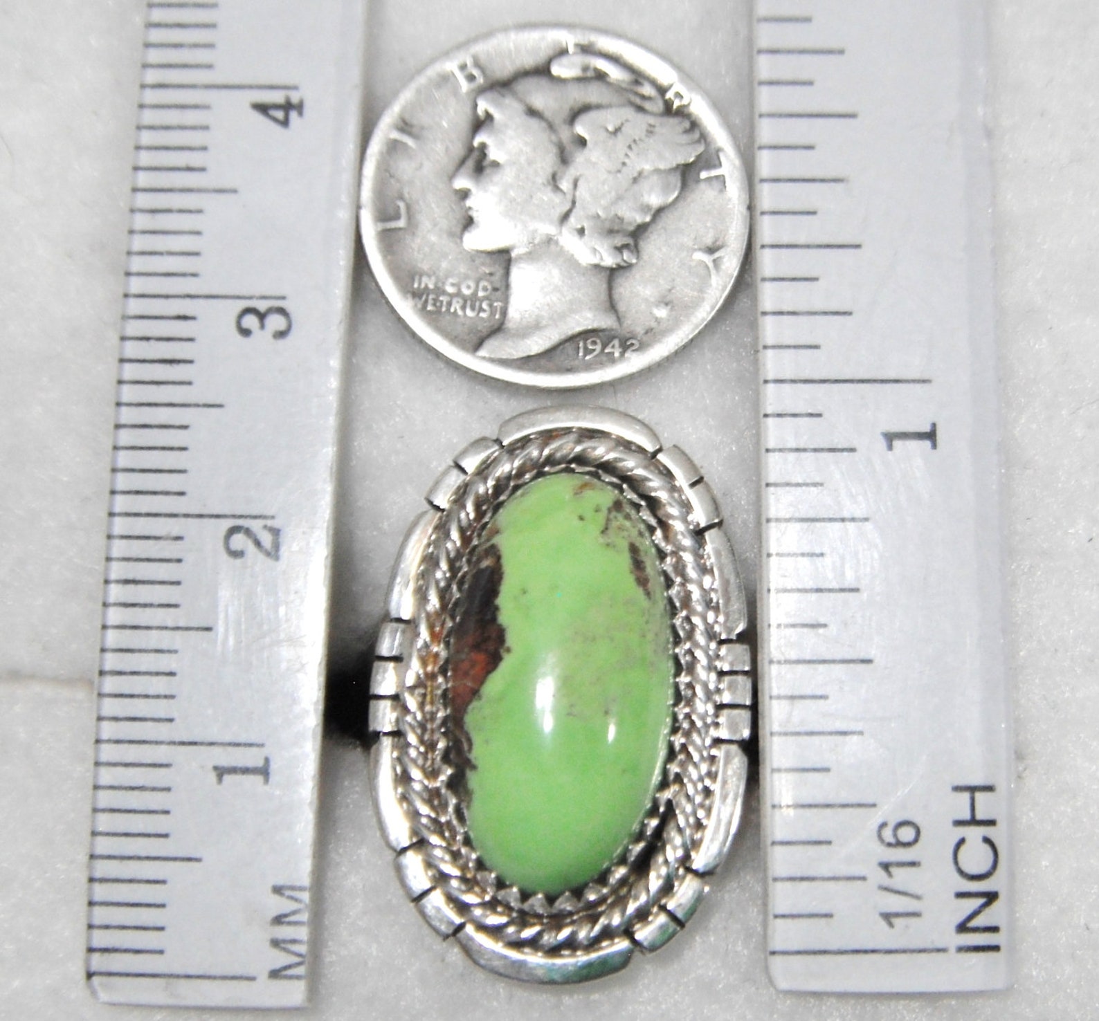 BEAUTIFUL GASPEITE RING 1174-L - Etsy