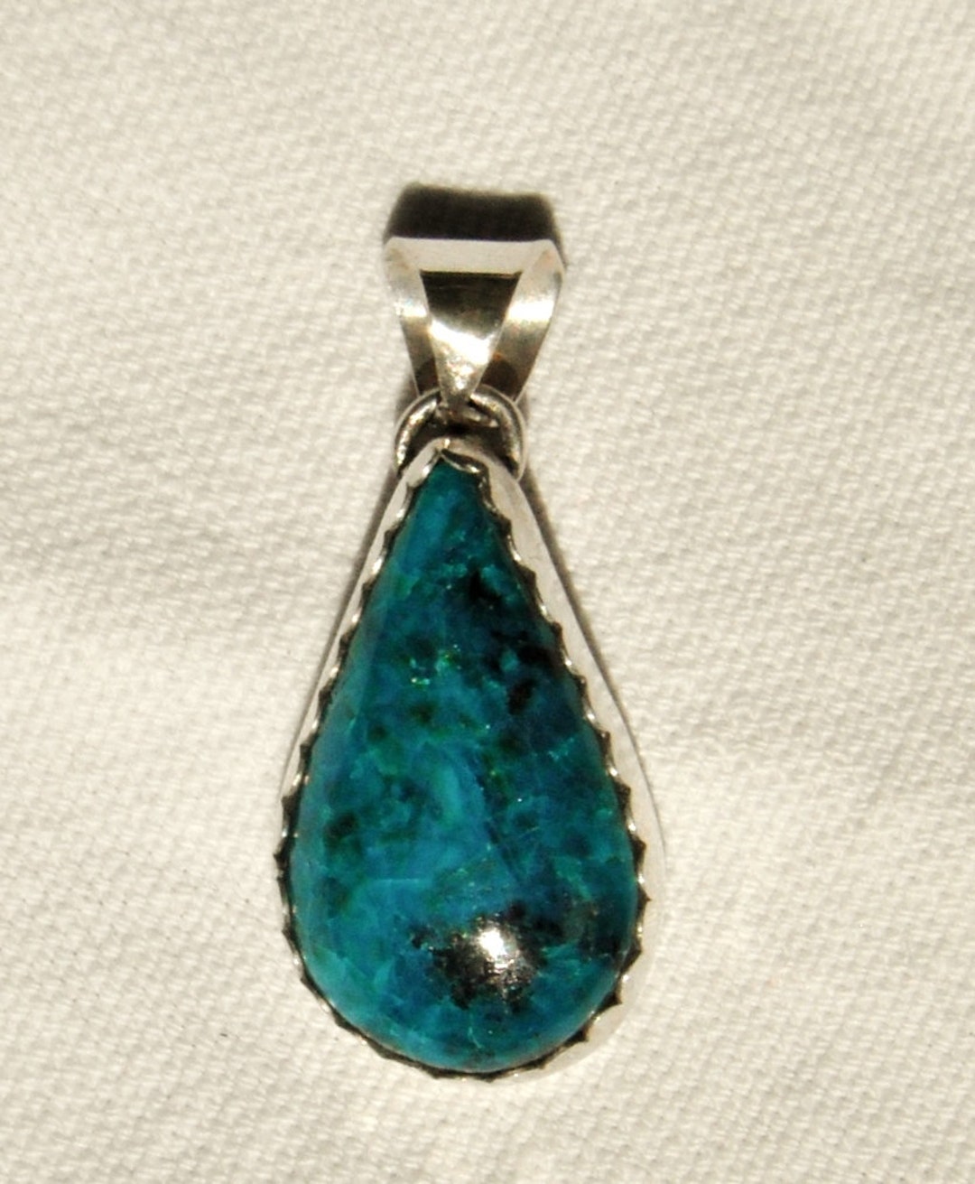 ELEGANT CHRYSOCOLLA PENDANT # 802 - Etsy