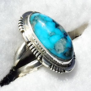 NATURAL CANDELARIA TURQUOISE Ring #1148-w - Etsy