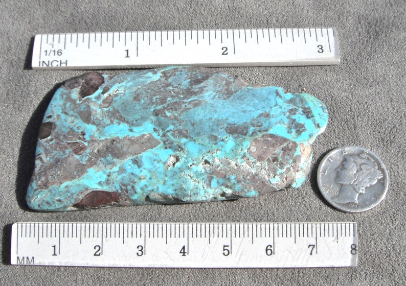 NATURAL BISBEE TURQUOISE Slab # 1273-L - Etsy