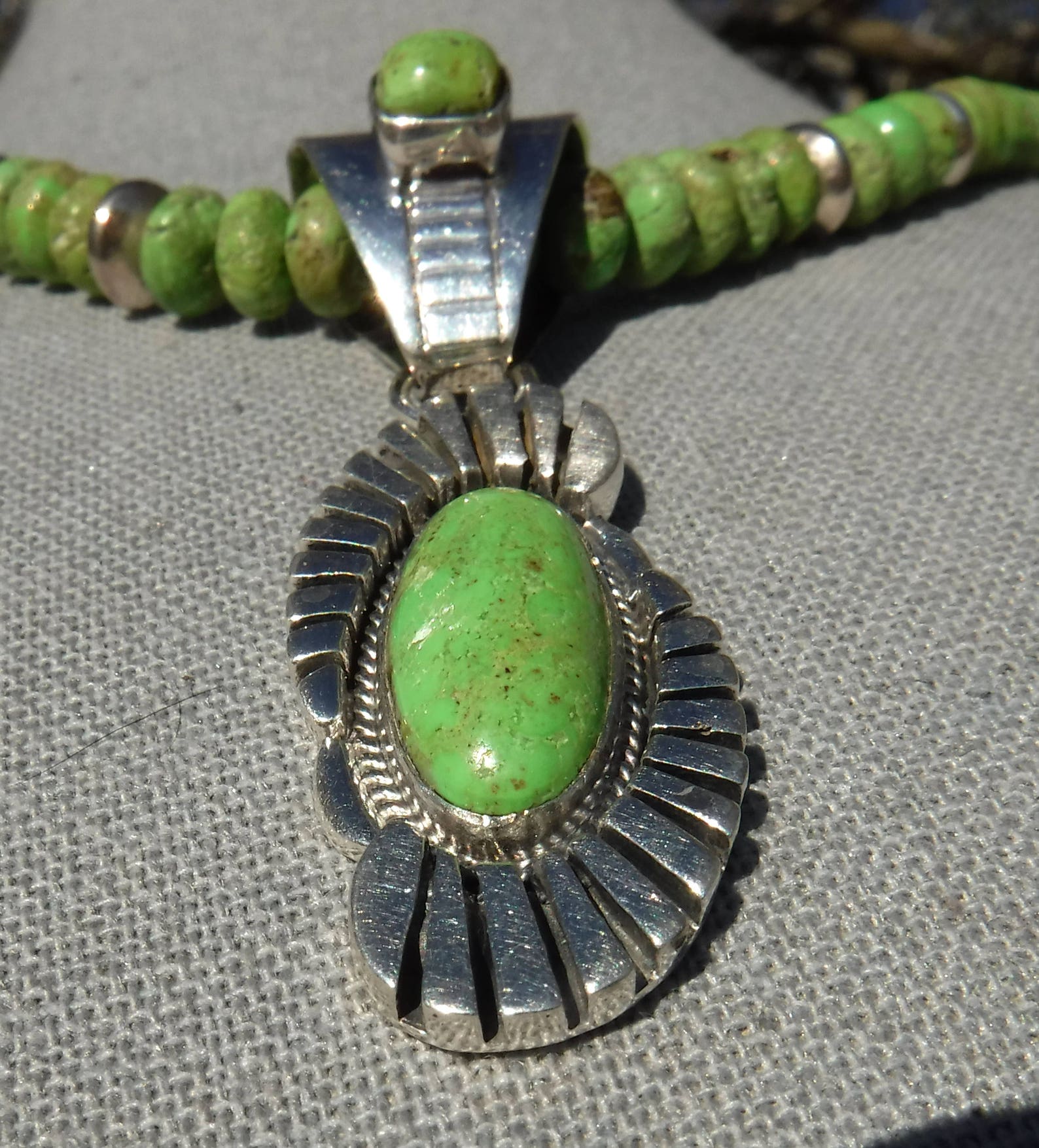 NATURAL GASPEITE PENDANT 1094-w | Etsy