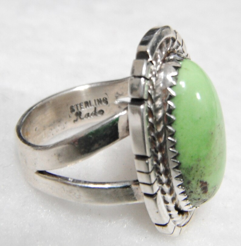 BEAUTIFUL GASPEITE RING 1174-L | Etsy