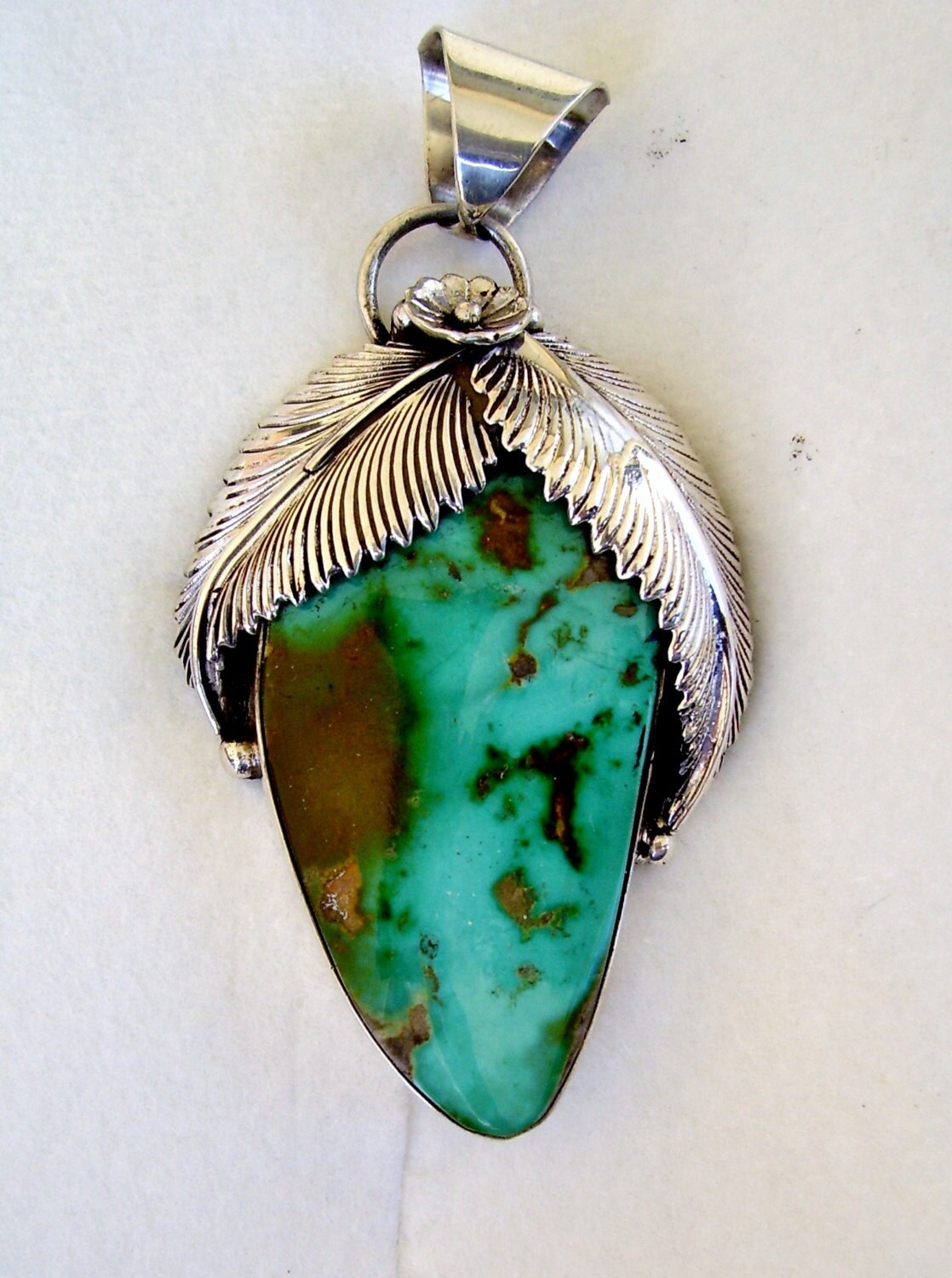 ELECTRIC BLUE TURQUOISE Pendent | Etsy