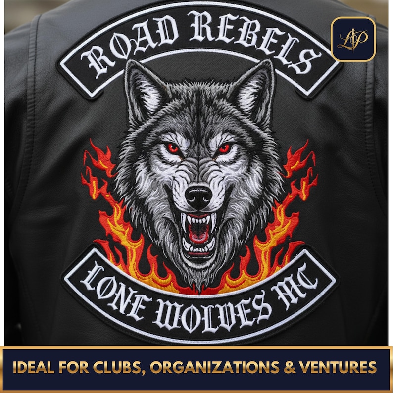 Custom Embroidered Jacket Back Patch, Embroidered Large Patch, Iron on ...
