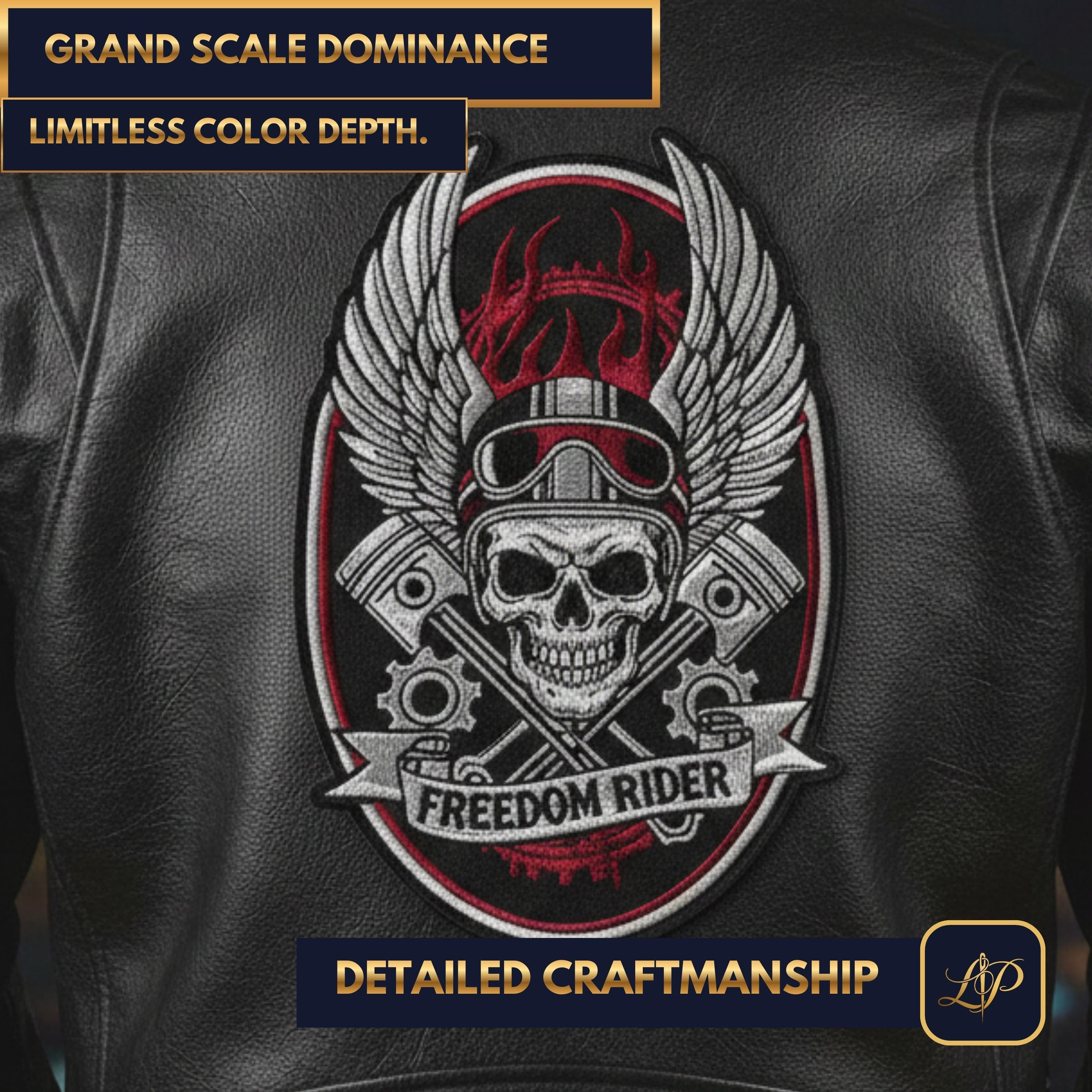 Custom Embroidered Jacket Back Patch, Embroidered Large Patch, Iron on ...