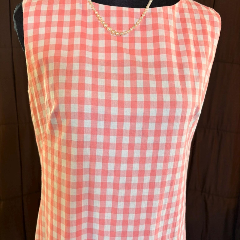 Vintage Pink Shift Dress - Etsy