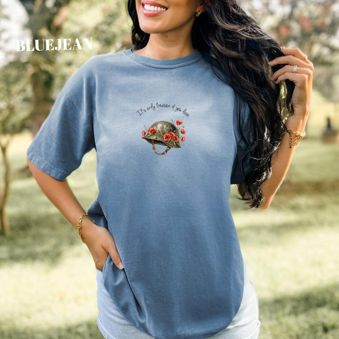 Vintage Military Helmet Poppy Shirt, Veteran Remembrance Tee, Patriotic ...