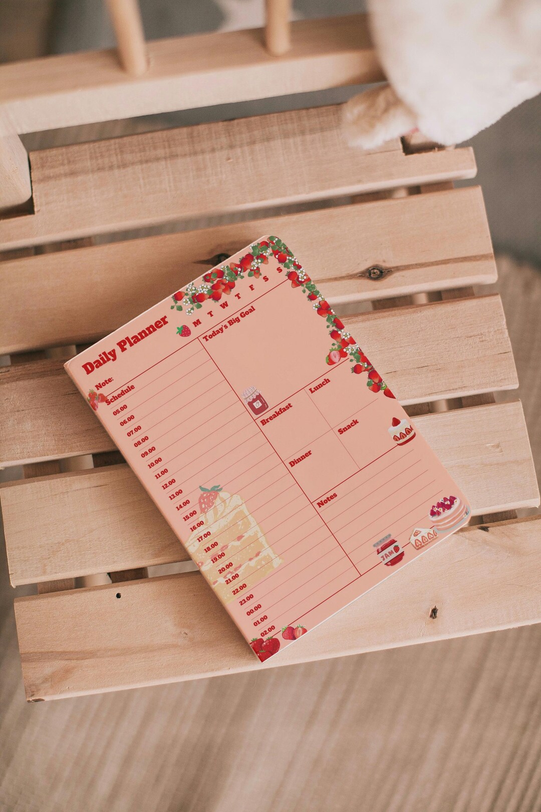 Strawberry Shortcake Daily Planner - Etsy
