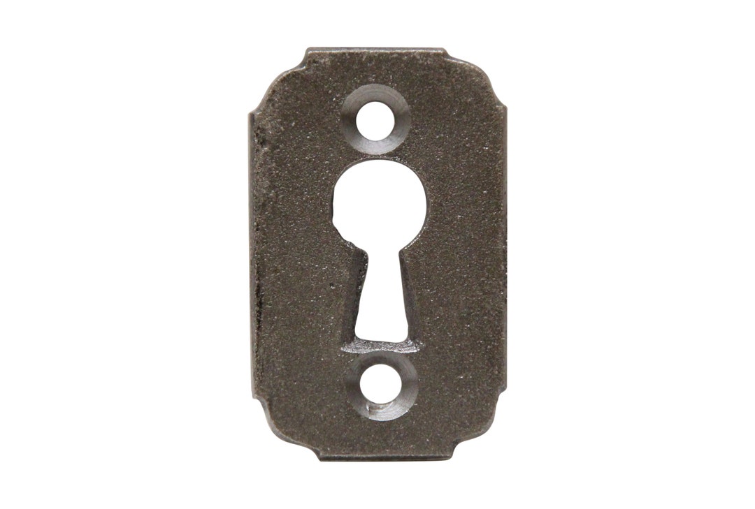 Repro Black Cast Iron Rounded Door Keyhole Cover - Etsy