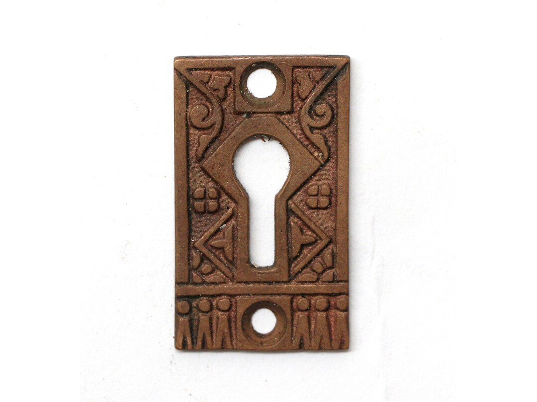 Antique 1.75 In. Aesthetic Bronze Door Keyhole Cover Plate - Etsy