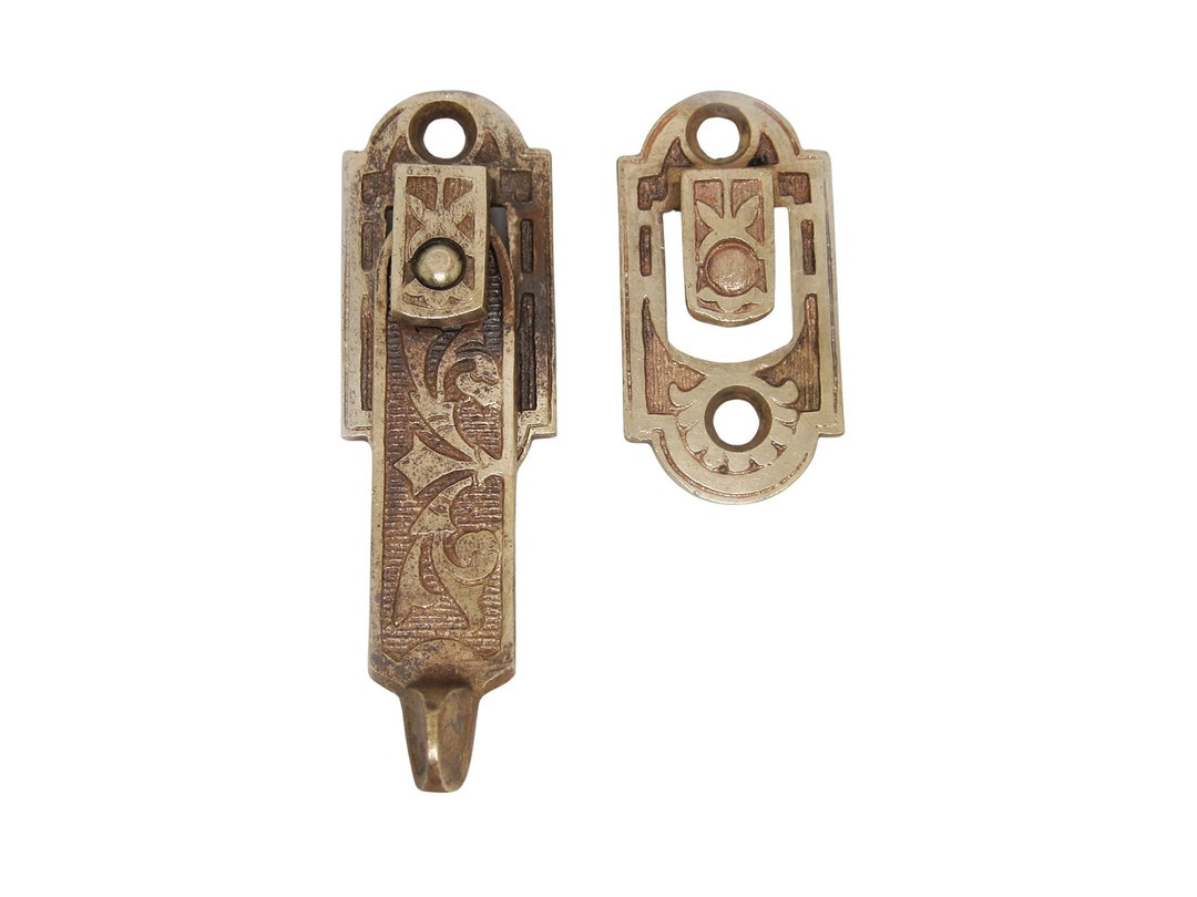 Antique Eastlake Polished Bronze Window Latch - Etsy