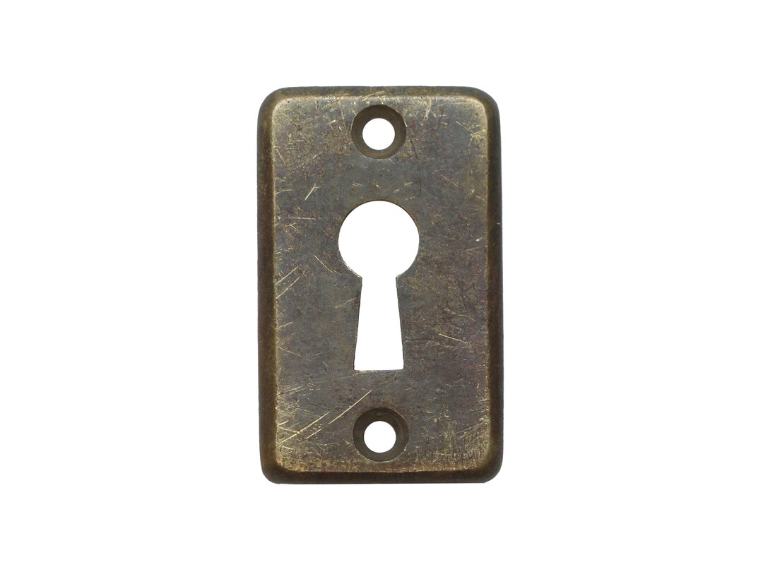 Yale & Towne 1.75 In. Brass Rectangular Door Keyhole Cover Plate - Etsy