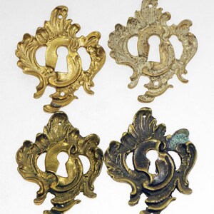 Antique 3 In. French Ornate Door Keyhole Cover Plate - Etsy