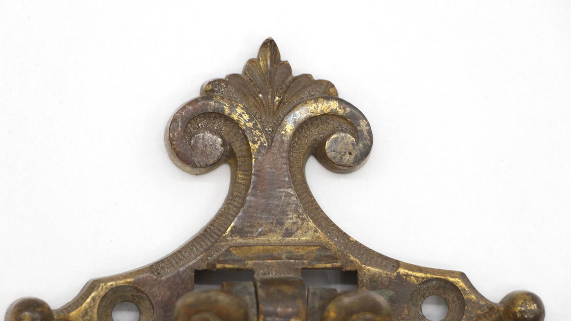 Antique Cast Bronze Ring Bail Drawer Pull - Etsy