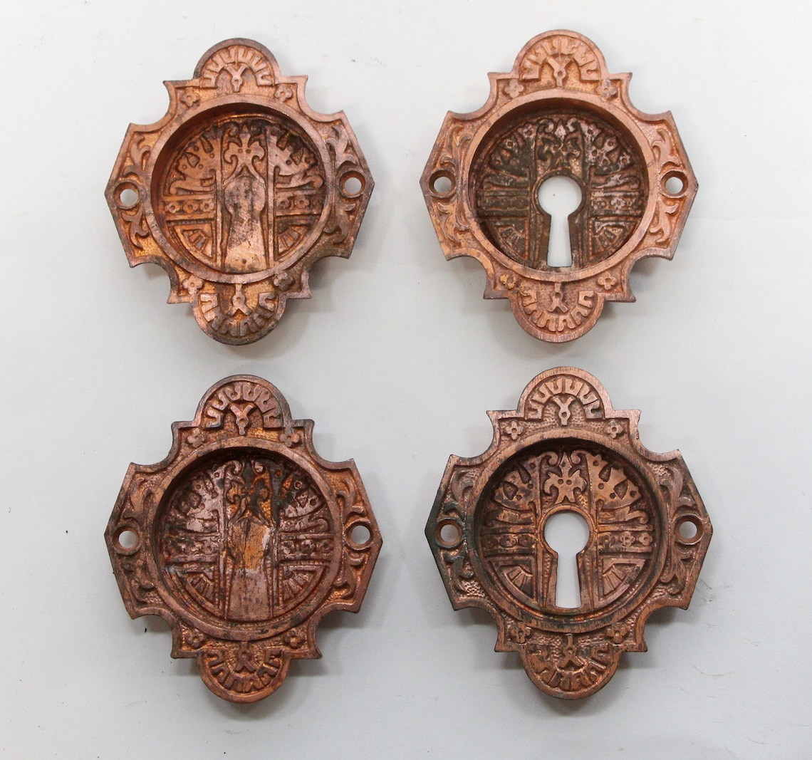 Double Pocket Door Aesthetic Corbin Mortise Lock Set - Etsy