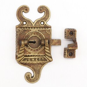 Antique Jewett Bronze Right Hand Ice Box Lock - Etsy