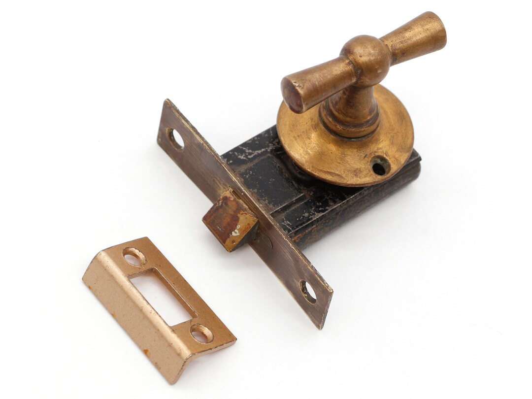 Vintage Traditional Brass Left Swing Door Latch - Etsy