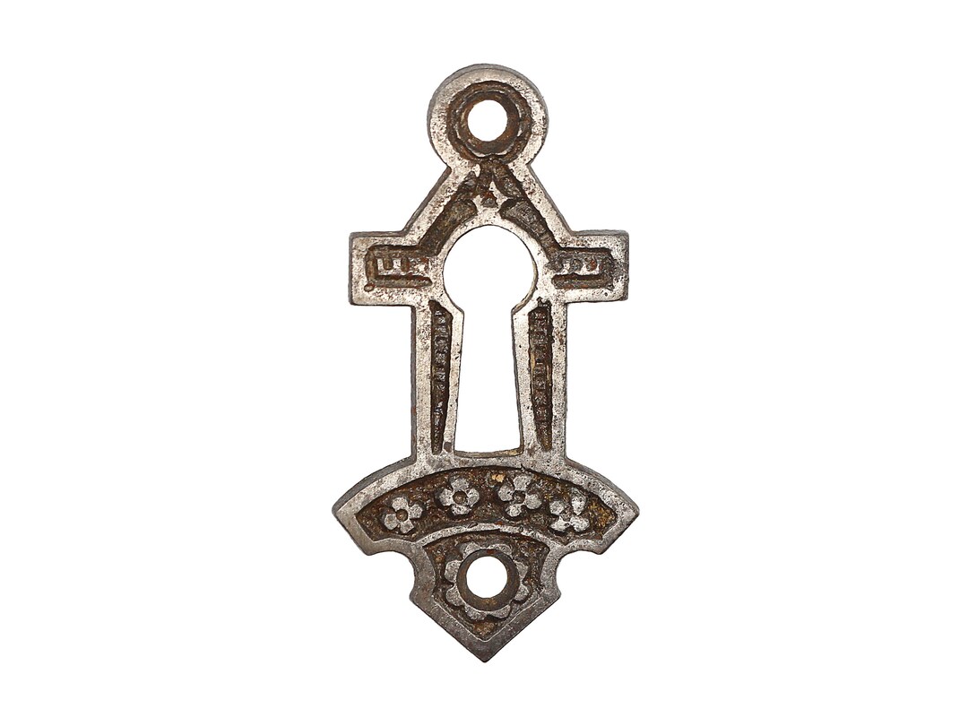 Antique 2.375 In. Cast Iron Aesthetic Door Keyhole Cover Plate - Etsy