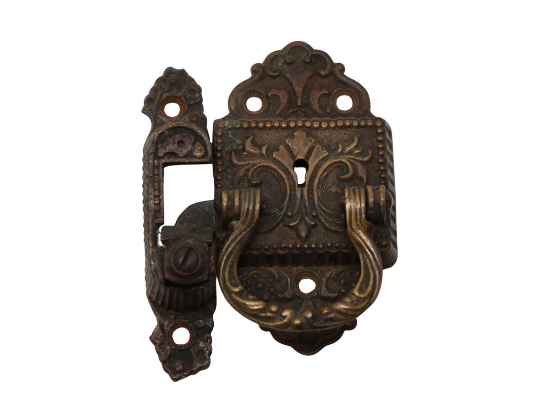 Bronze Victorian Ice Box Latch With Keeper - Etsy