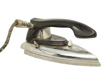 1950s General Electric Automatic AC-DC Steam Travel Iron 120v With ...