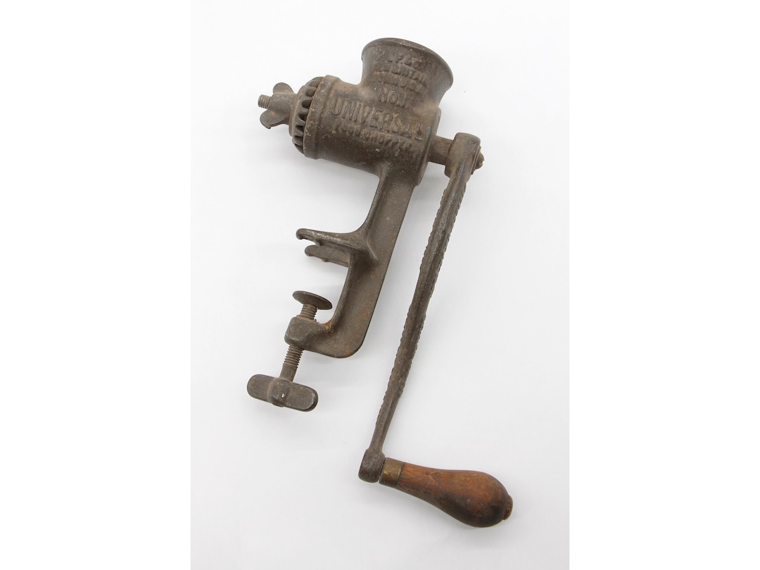 Antique Cast Iron Universal Hand Crank Food Chopper - Etsy