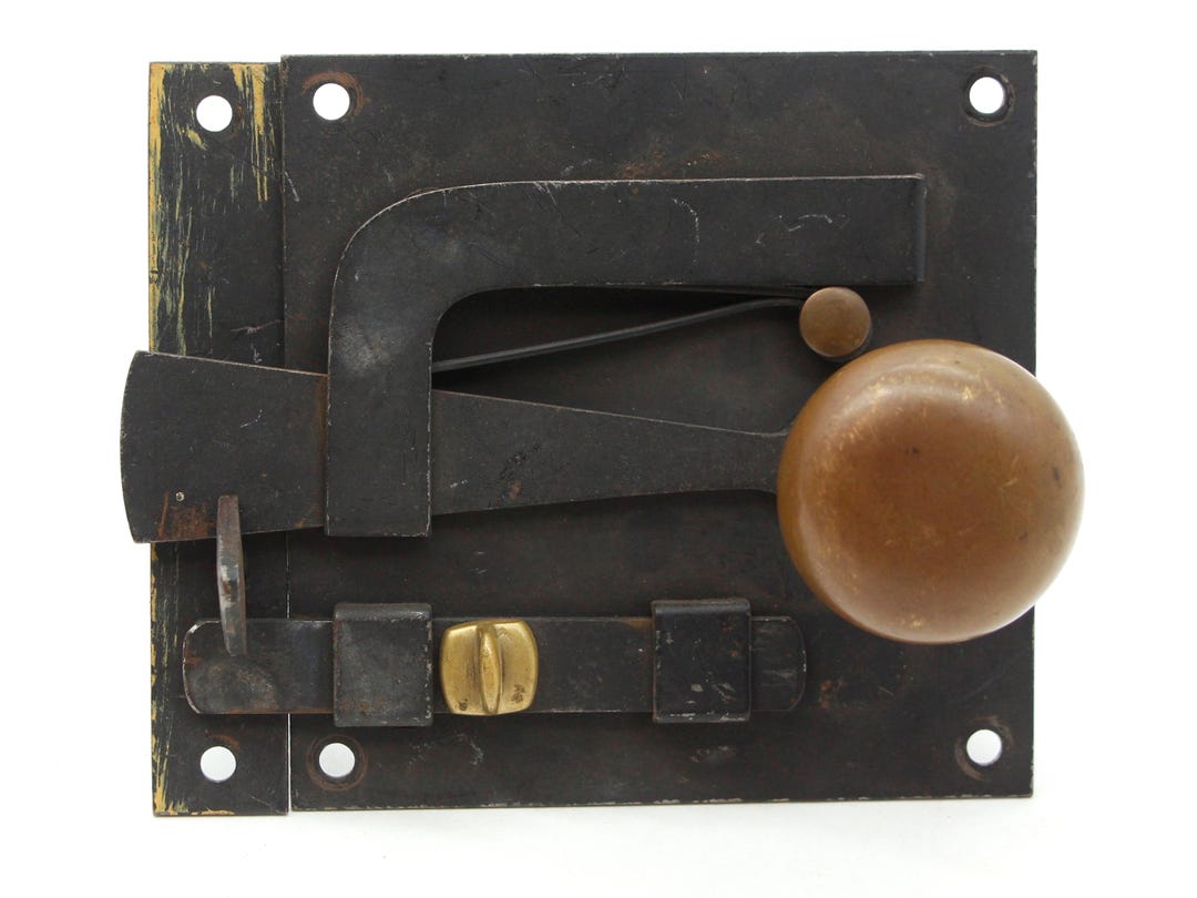 Replica Primitive Screen Door Lock & Knob Set - Etsy