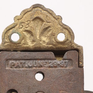 Antique Bronze Beaded Victorian Ice Box Latch - Etsy