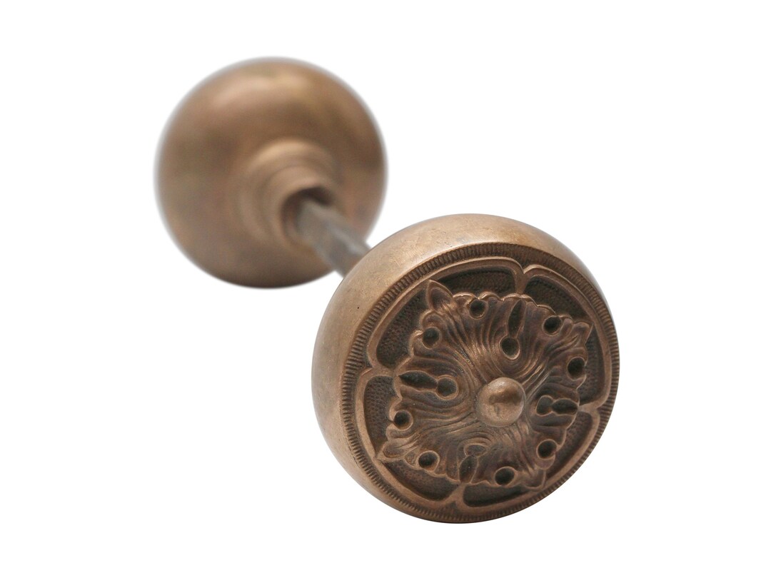 Antique Corbin Gothic Melrose Bronze Passage Door Knobs - Etsy