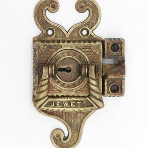 Antique Jewett Bronze Right Hand Ice Box Lock - Etsy