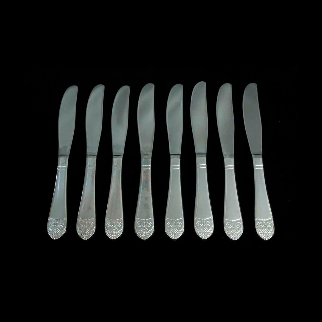 Waldorf Astoria Art Deco Butter Knife Flatware 8 Piece Set - Etsy Portugal