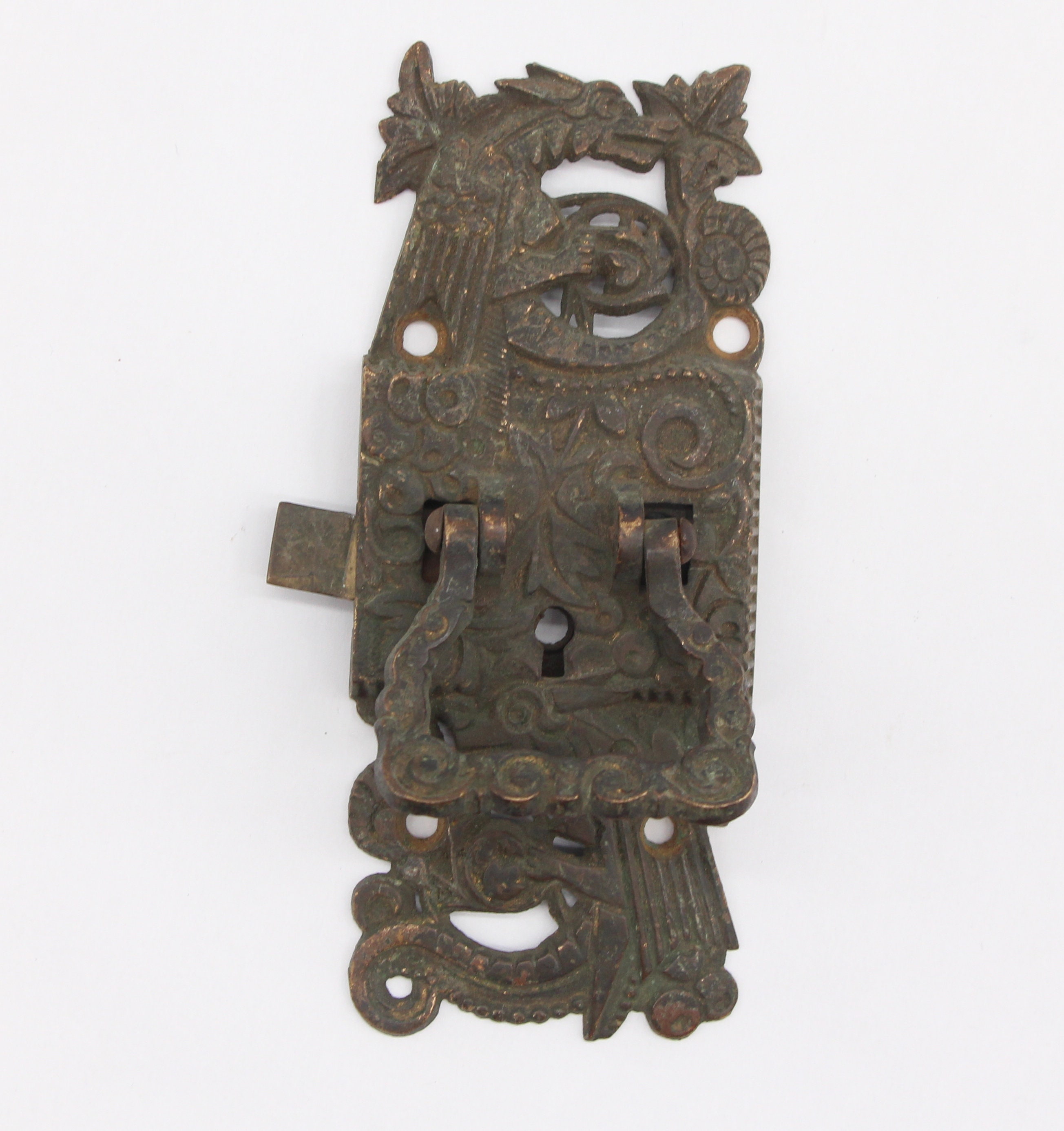 Antique Victorian Griffin Bronze Ice Box Latch | Etsy