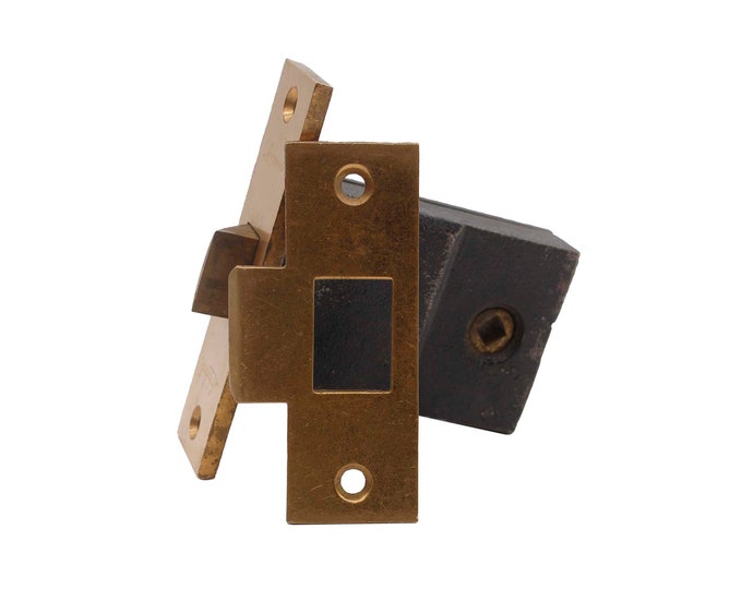 Lockwood Mortise Passage Latch With Brass Faceplate & Strike Plate - Etsy