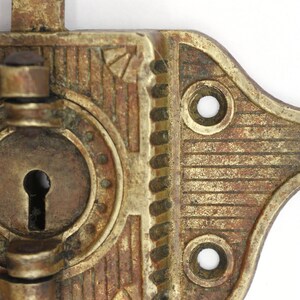 Antique Jewett Bronze Right Hand Ice Box Lock - Etsy