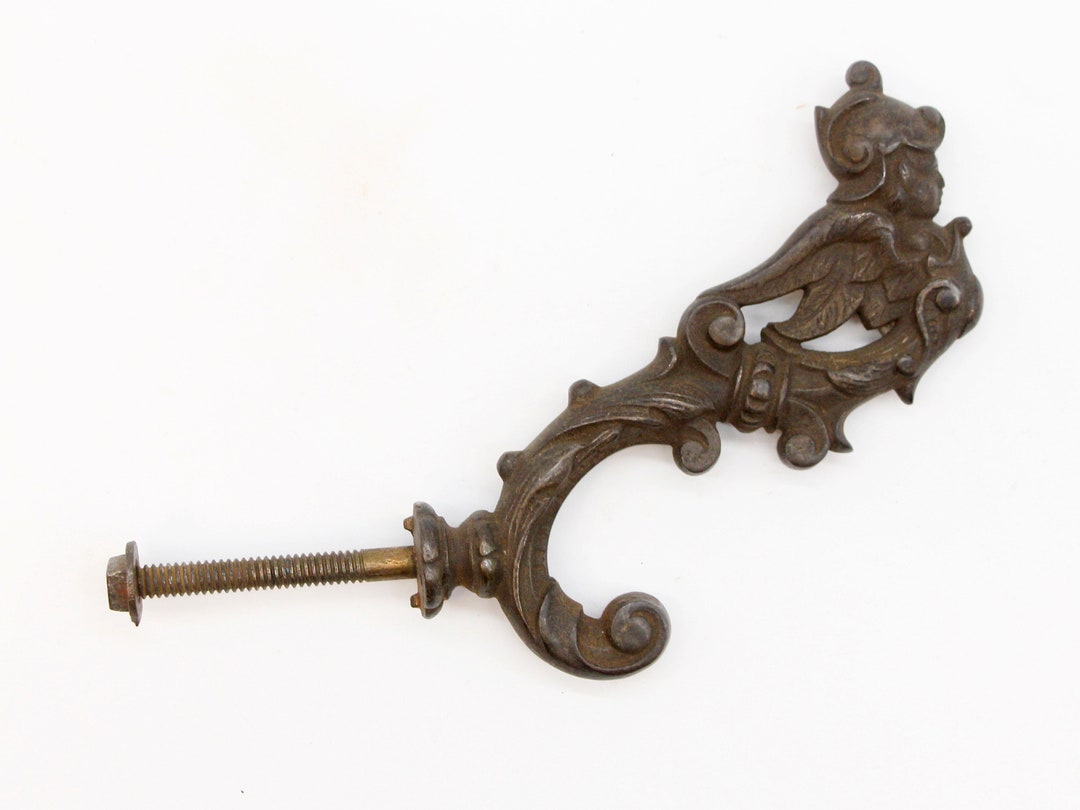 Antique Victorian Cast Iron Figural Hall Tree Hook - Etsy