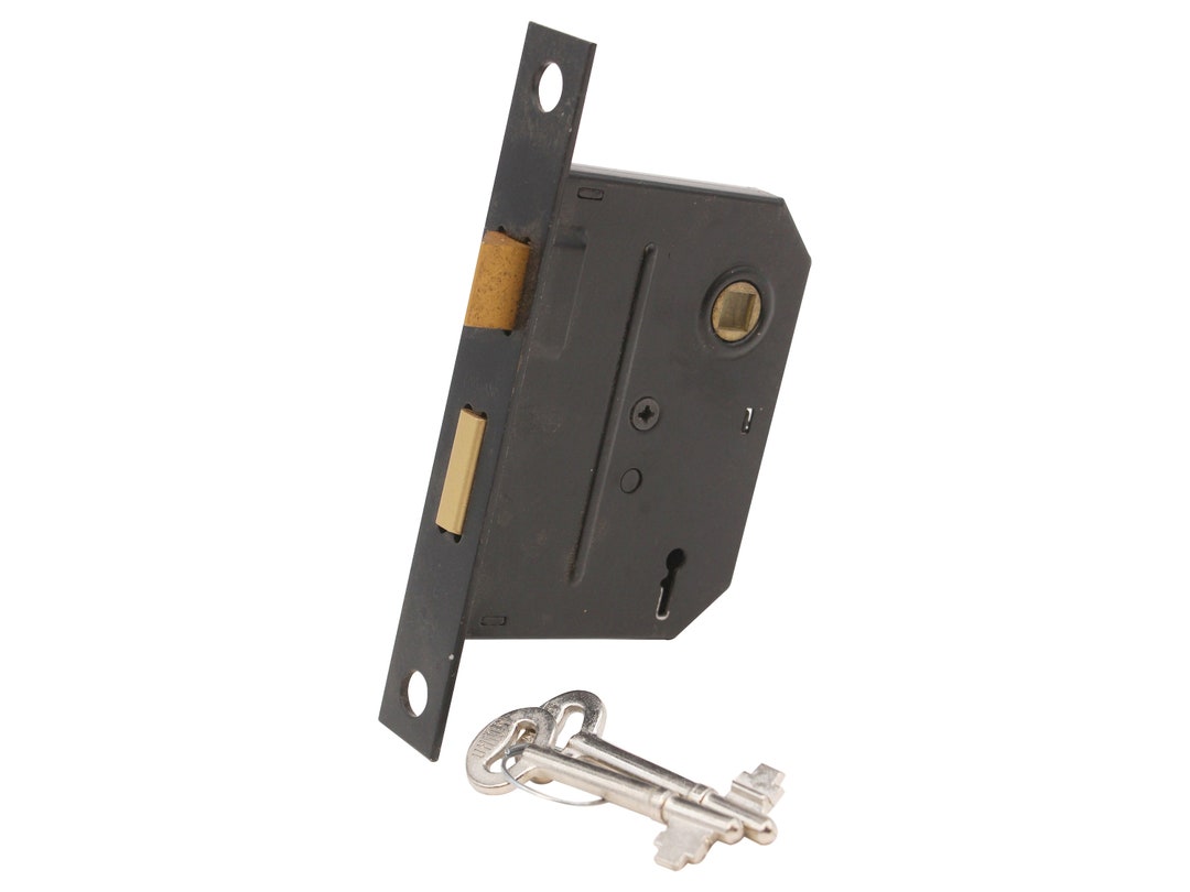Vintage England Steel Door Mortise Door Lock With Key - Etsy