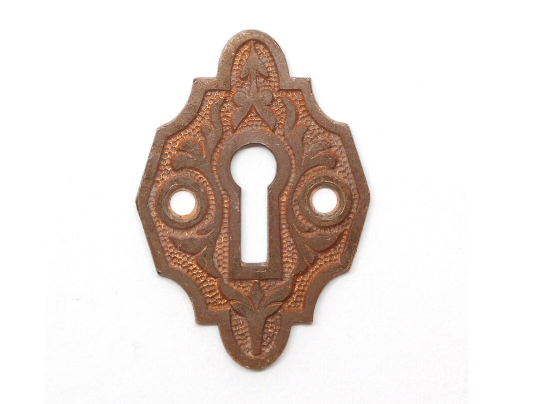 Antique 2.25 In. Bronze Aesthetic Door Keyhole Cover Plate - Etsy
