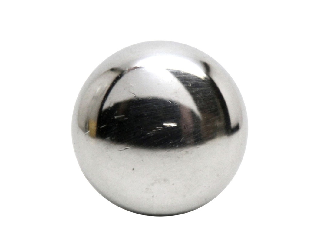 Vintage 0.75 In. Round Chrome Drawer Cabinet Knob - Etsy