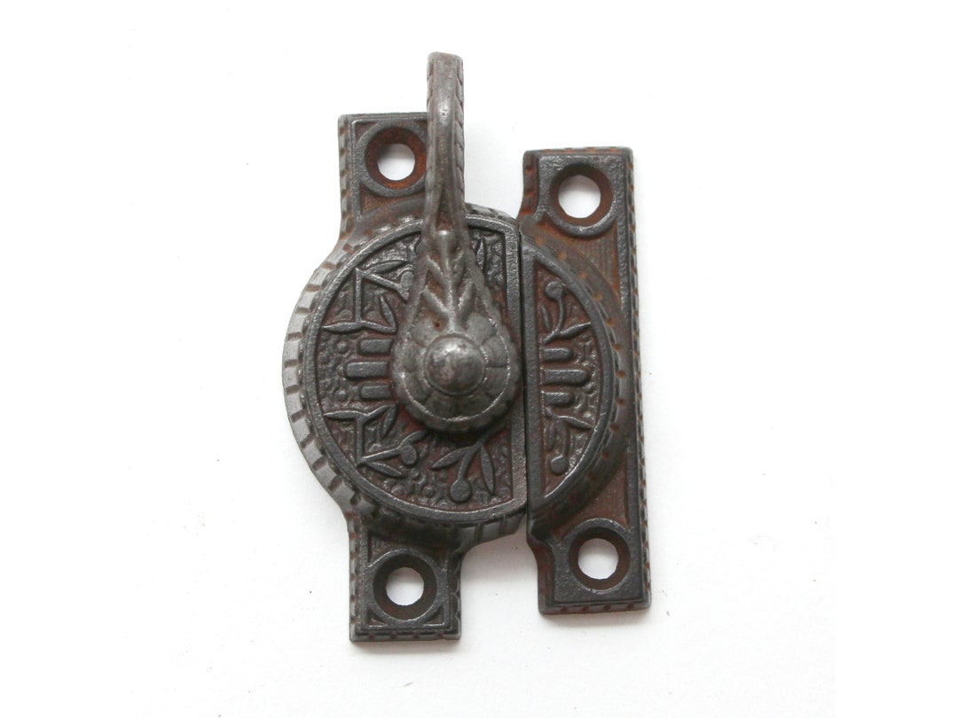 Aesthetic Cast Iron Windsor Window Lock With Keeper - Etsy