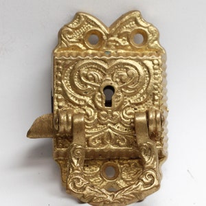 Gold Gilded Bronze Ornate Ice Box Latch - Etsy