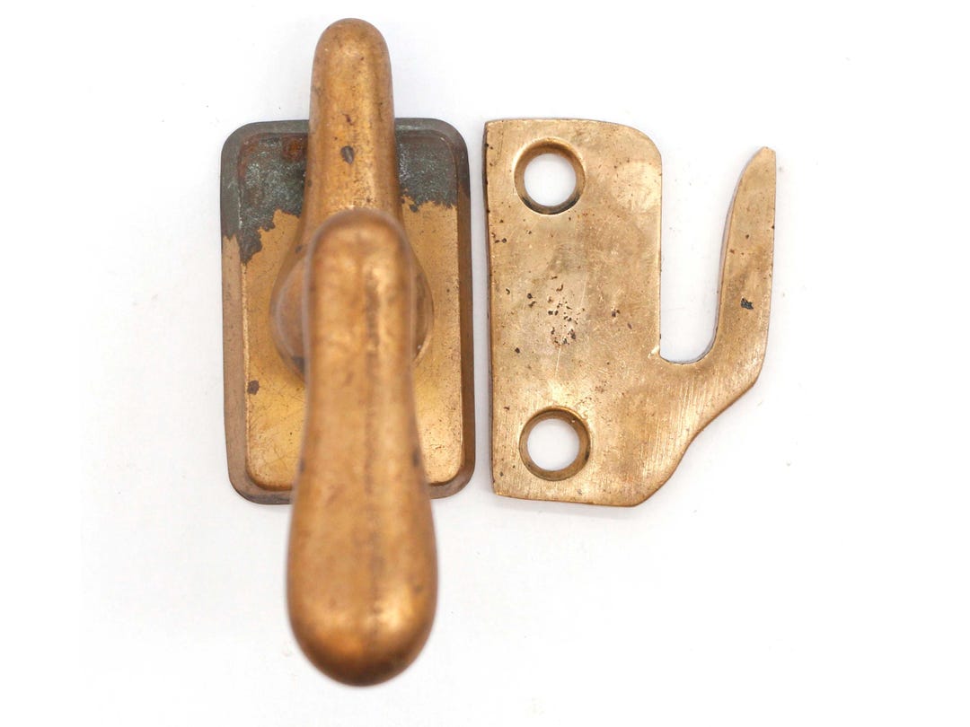 Vintage Brass Finished Steel Window Casement Latch - Etsy