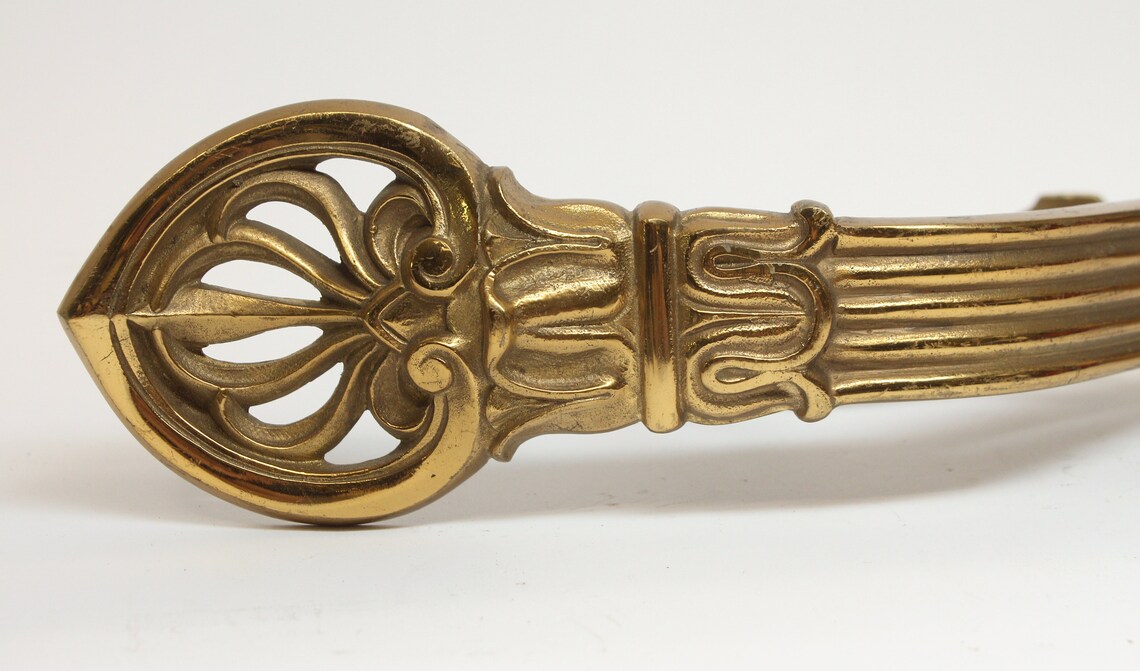 Pair of Victorian Bronze Curtain Rod Brackets - Etsy India