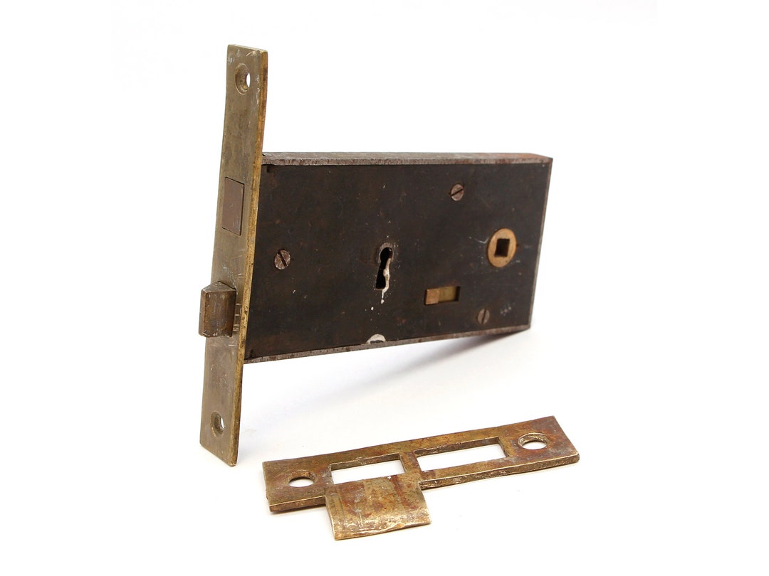 Vintage Brass Deep Backset Passage Door Mortise Lock - Etsy