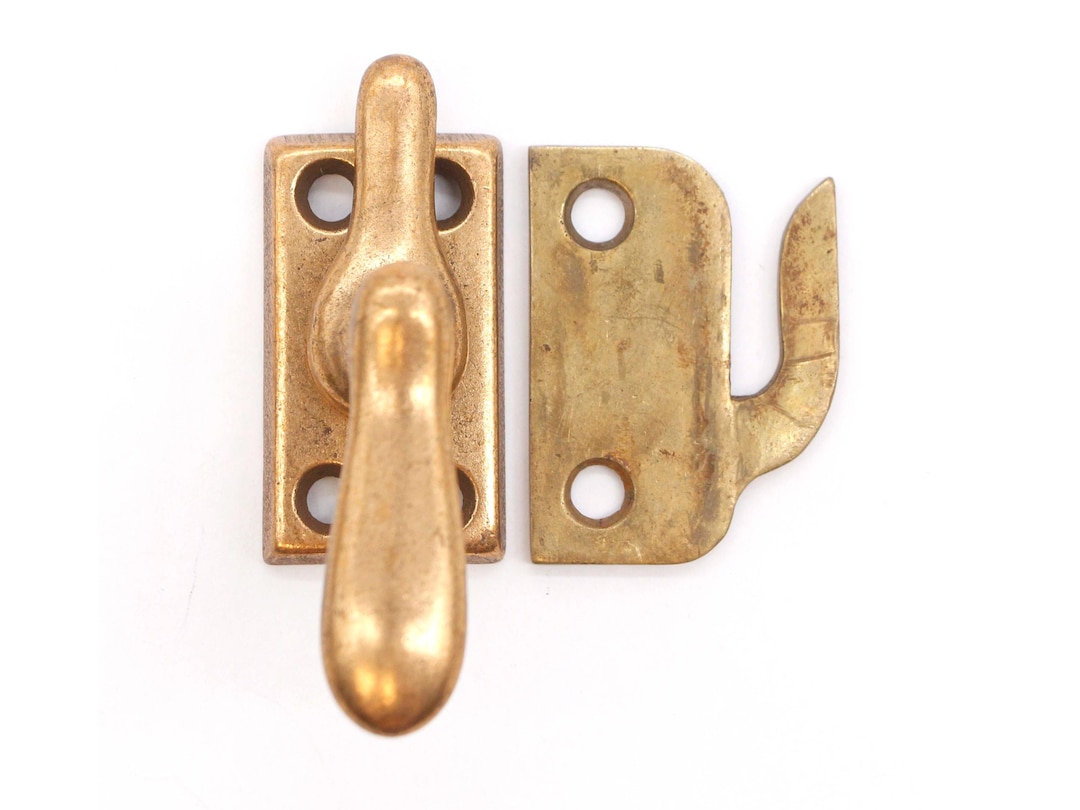 Vintage Brass Plated Steel Window Casement Latch - Etsy