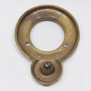 Antique Brass Door Bell Plate With Push Button - Etsy