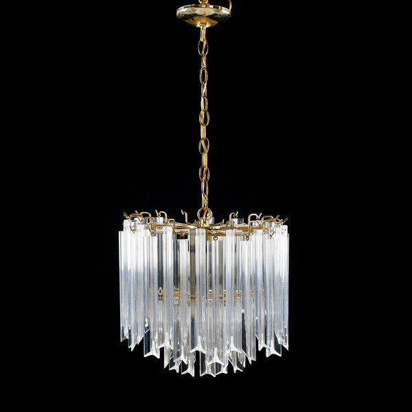 Vintage Lucite Chandelier - Etsy