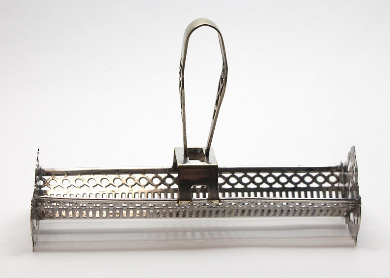 Vintage Silver Sugar Cube Tray With Tongs | Etsy