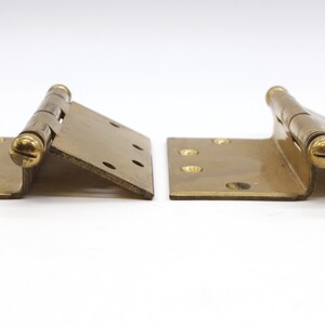 Pair of Polished Brass 5.5 X 5 Lawrence Offset Door Hinges - Etsy