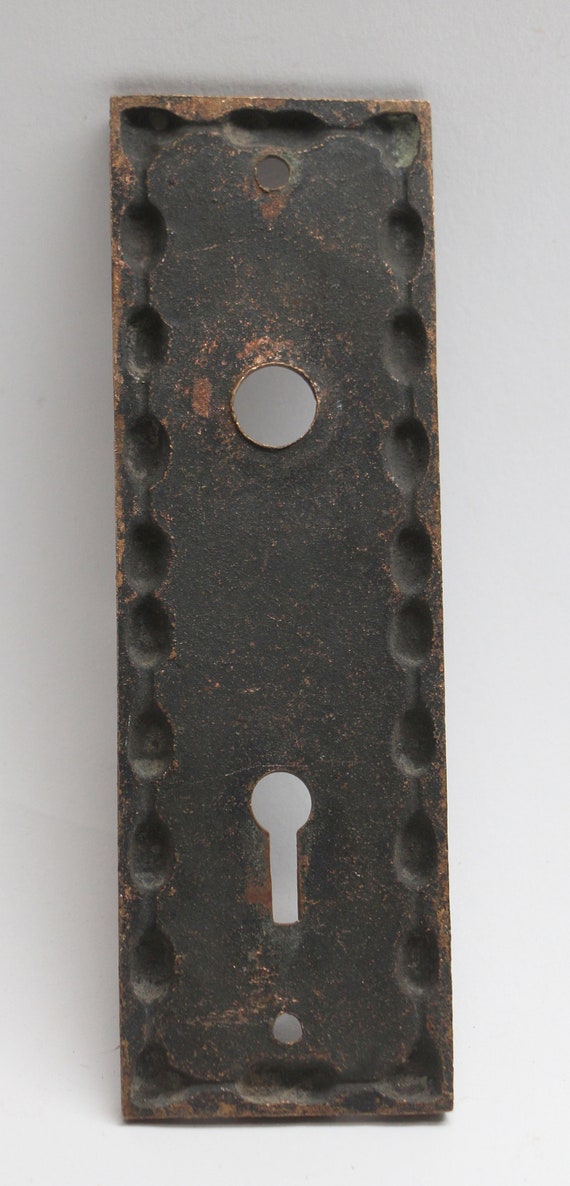 Knobs & Pulls Cast Brass Highly Ornate Keyhole 5.25 H Door Back Plate ...