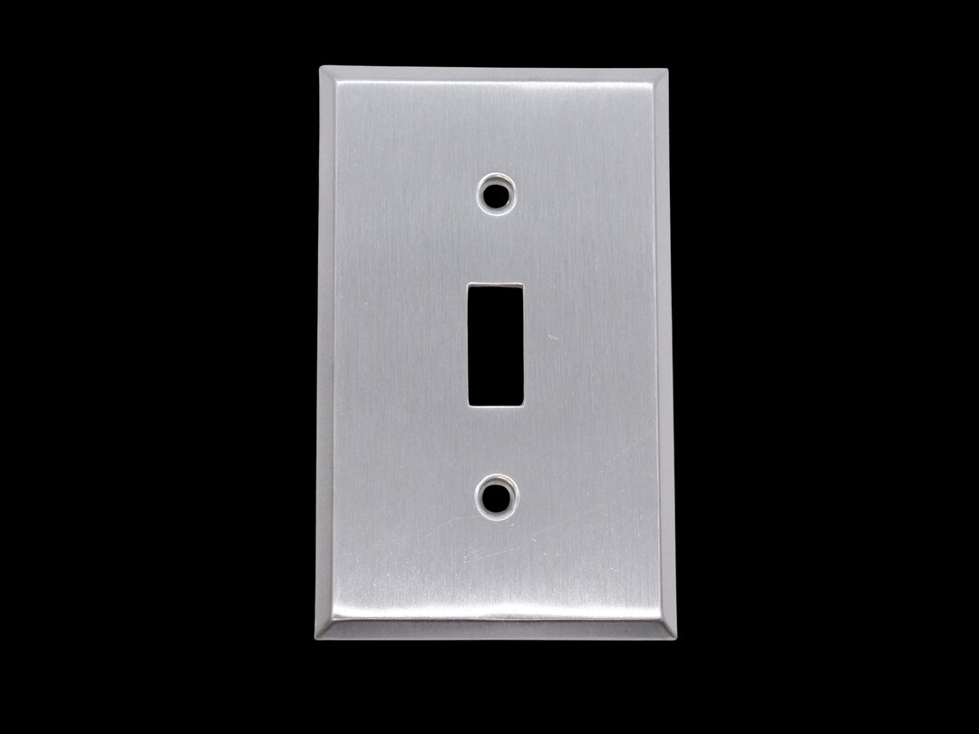 New Brushed Steel Brass Toggle Switch Cover Wall Plate - Etsy